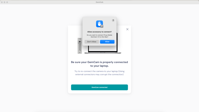 Setting Up Your GemCam
